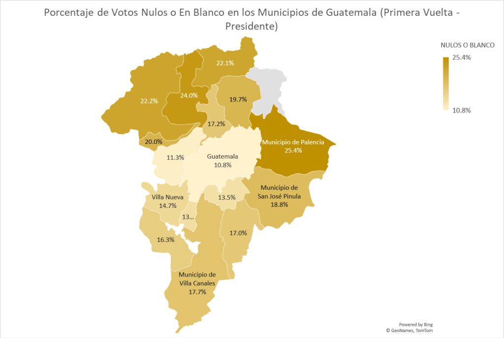 Departamento de Guatemala y Distrito Central – Resultados de Elecciones ...